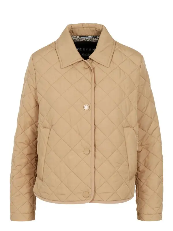 Max Mara Quilted Jacket - Beige
