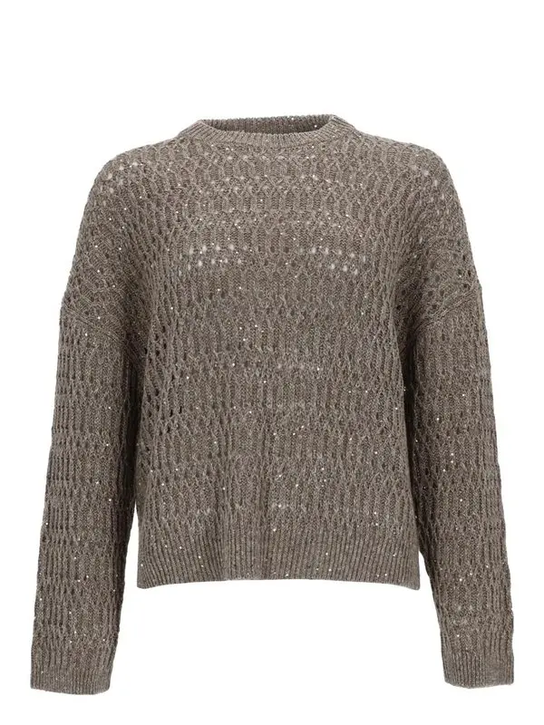 Brunello Cucinelli Linen Knitwear - Dove