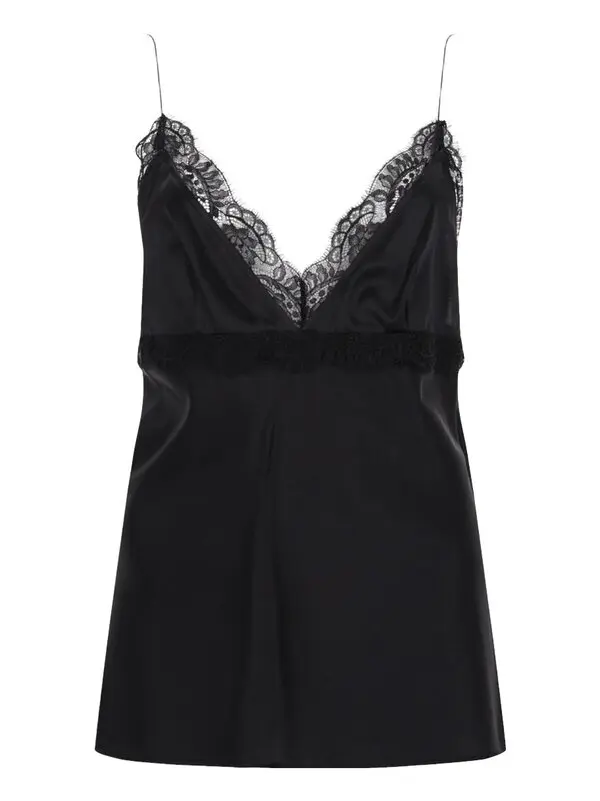 Nina Ricci V-neck Top - Black