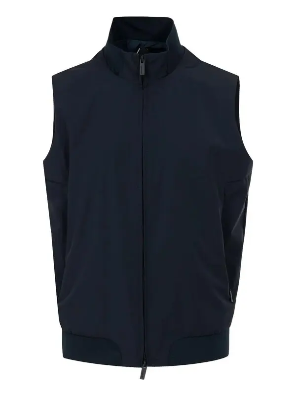 RRD Zip Up Vest - Black Blue
