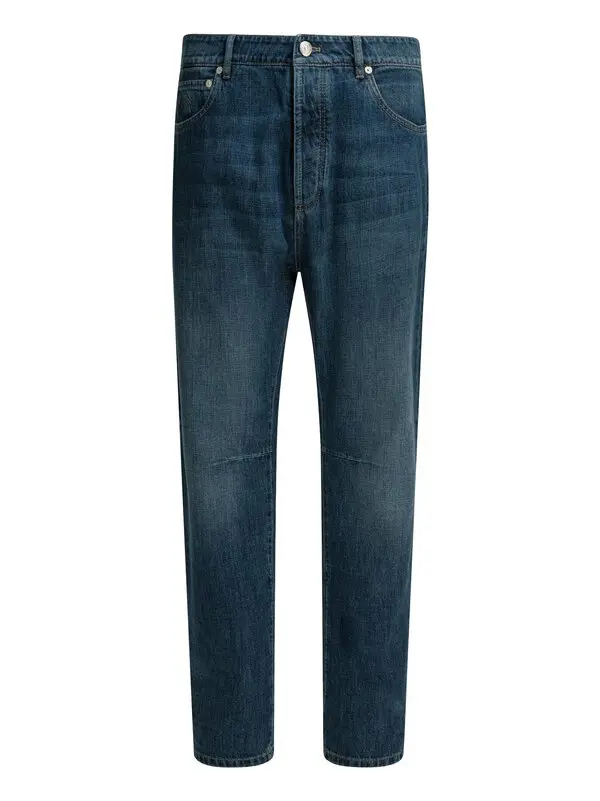 Brunello Cucinelli Straight-leg Jeans - Blue
