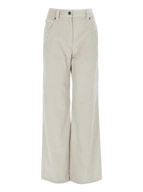 Brunello Cucinelli Corduroy Pants - Ivory