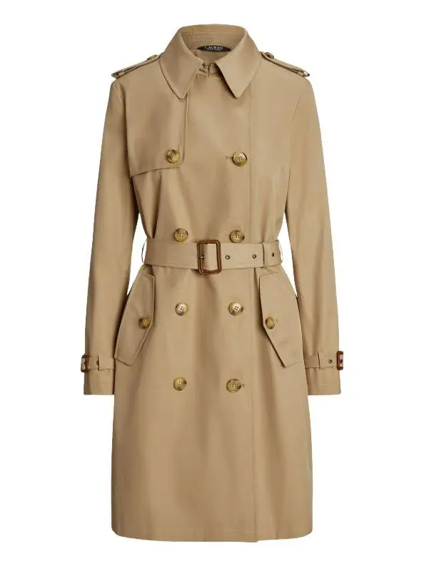 Ralph Lauren Lined Trench Coat - Beige