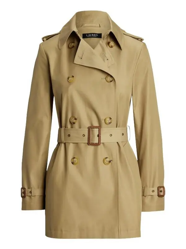 Ralph Lauren Lined Trench Coat - Beige