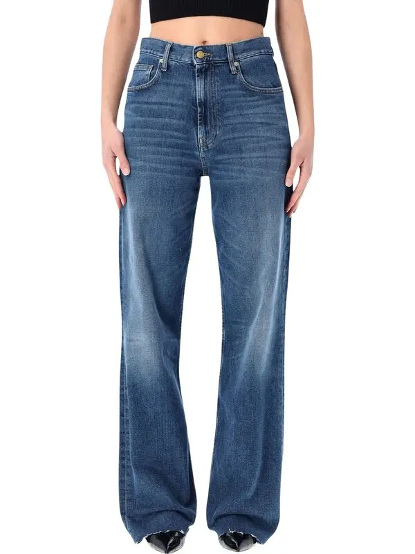 CYCLE High-rise Straight-leg Jeans - Blue