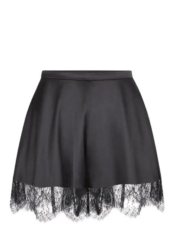 Nina Ricci Silk Mini Shorts - Black