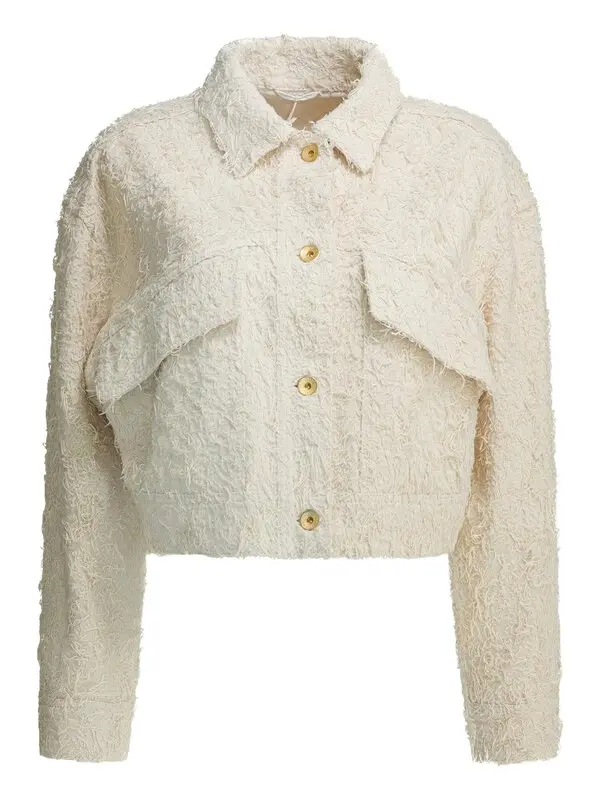 Brunello Cucinelli Denim Jacket - White
