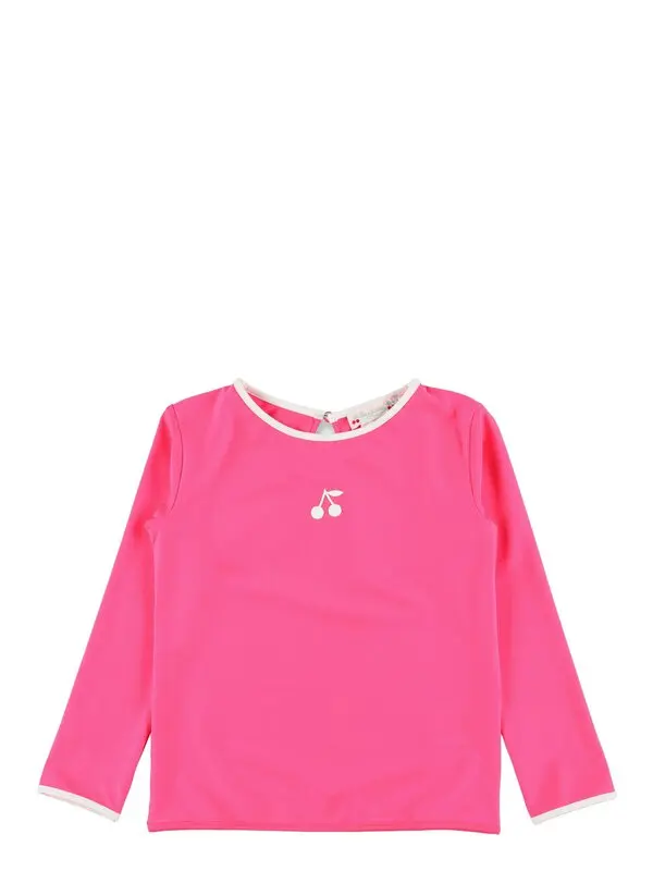 Bonpoint Laney Long-sleeve Uv Tee - Pink