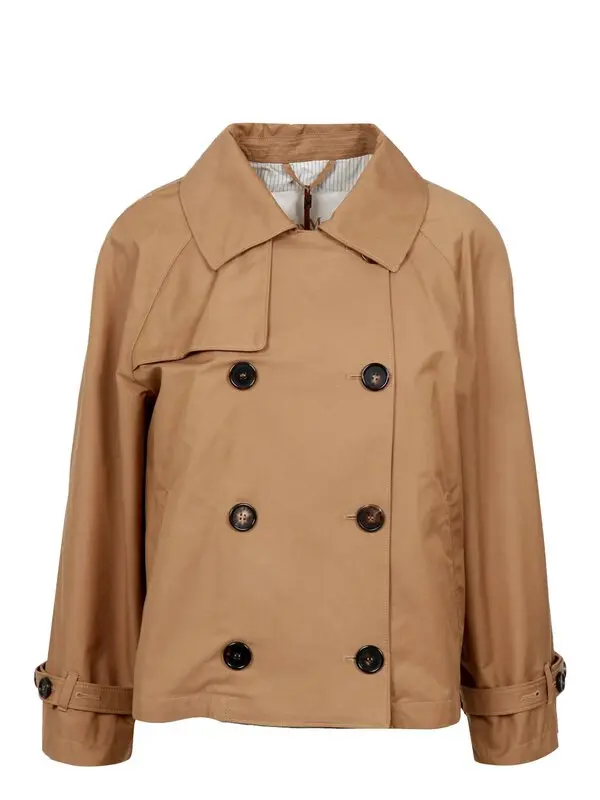 Max Mara Double Breasted Coat - Safari
