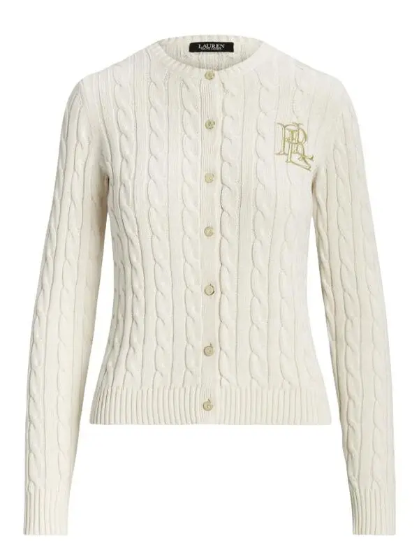 Ralph Lauren Cable-knit Cardigan - Natural