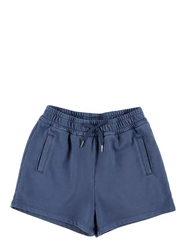 Chloé Cotton Fleece Shorts - Blue