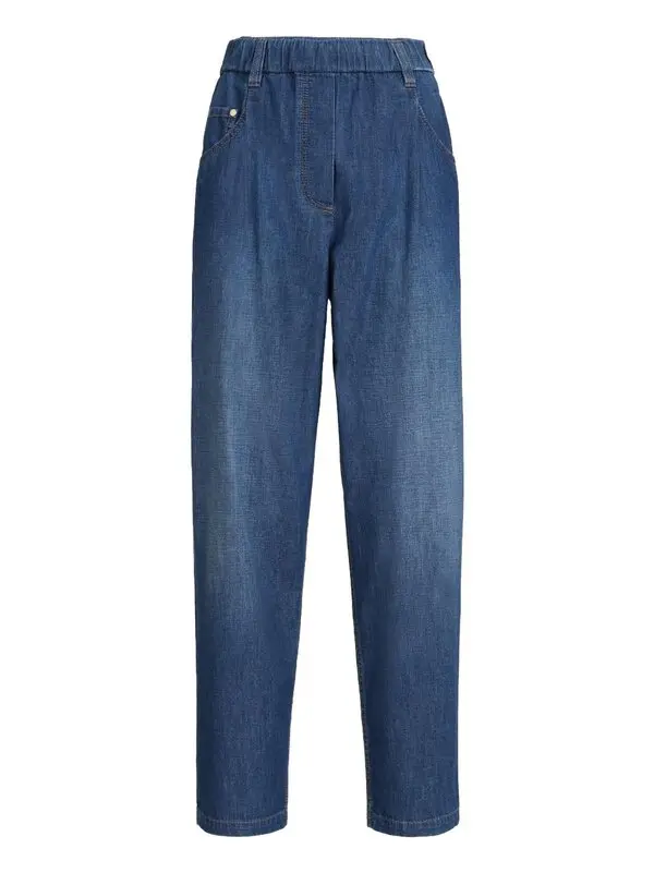 Brunello Cucinelli Denim Cotton Jeans - Blue