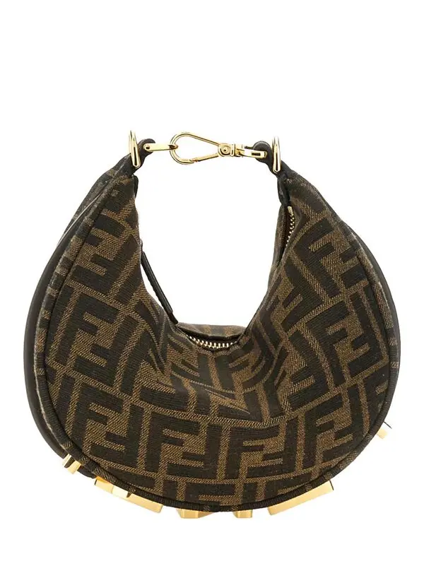 Fendi Mini Hobo Bag - Dark Brown