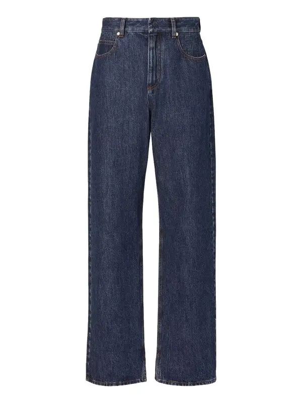 Fendi Long Denim Jeans - Blue