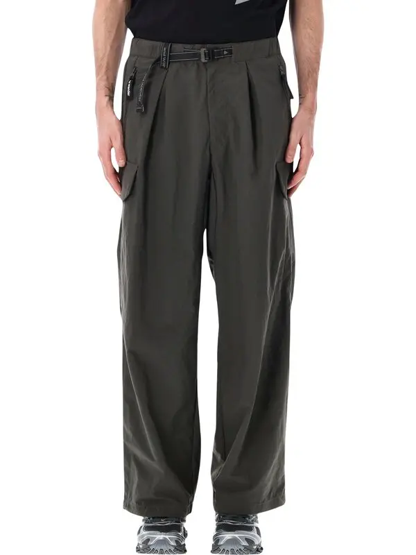 AND WANDER Cargo Trousers - Charcoal