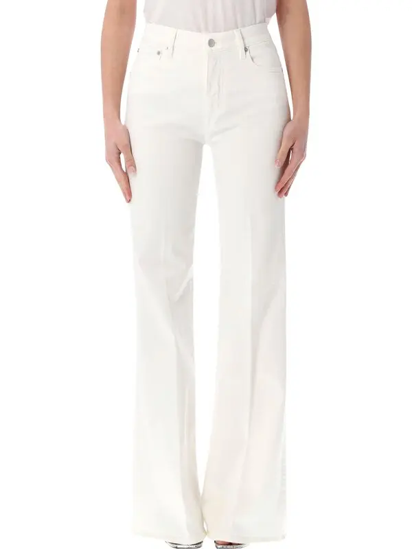 CYCLE High-waist Flare Jeans - Beige