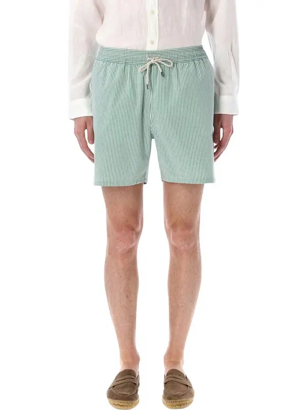 Polo Ralph Lauren Striped Traveller Swim Shorts - Green