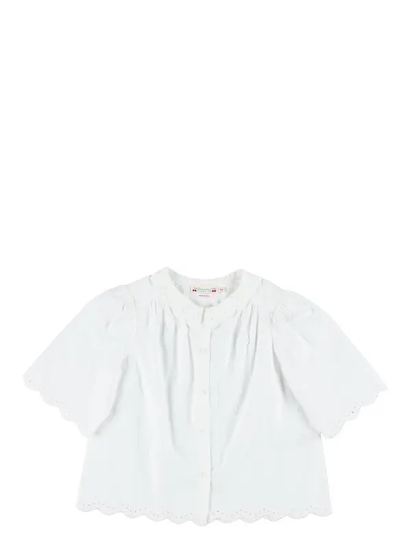 Bonpoint Lizea Blouse - Blanc Lait