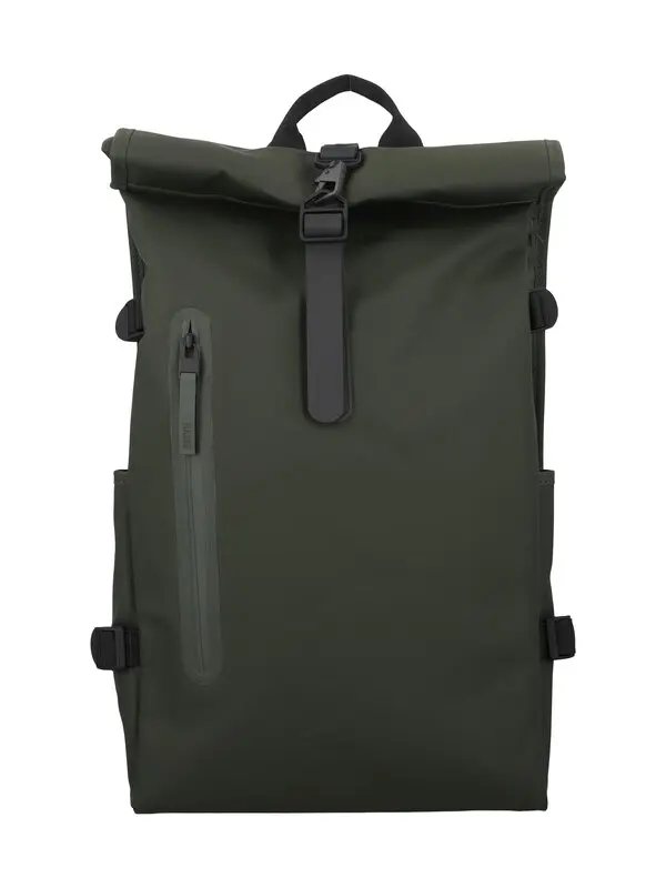 Rains Rolltop Large Backpack - Green