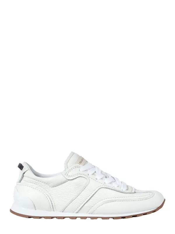 Brunello Cucinelli Leather Sneakers - White