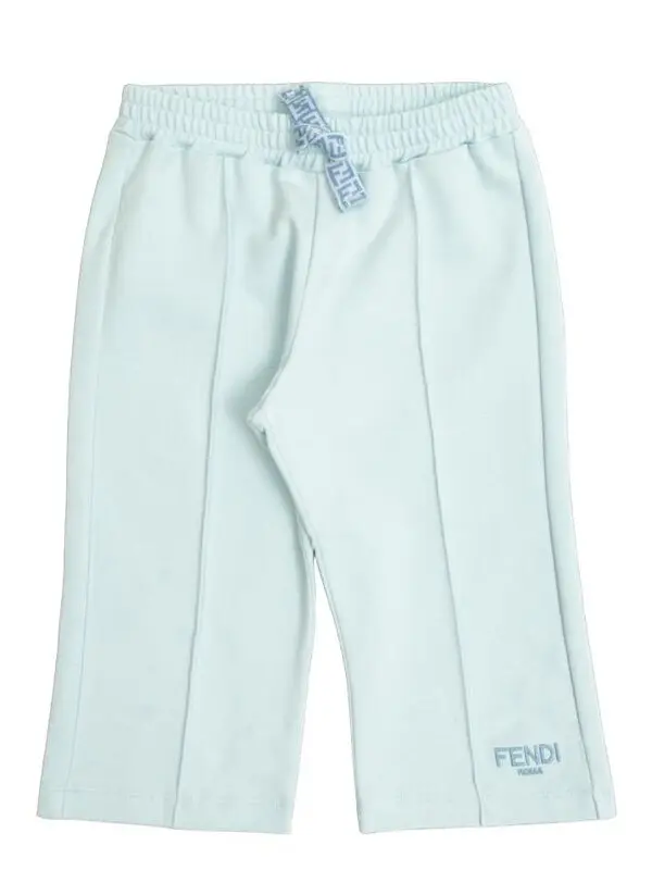 Fendi Shorts With Logo - Baby Blue