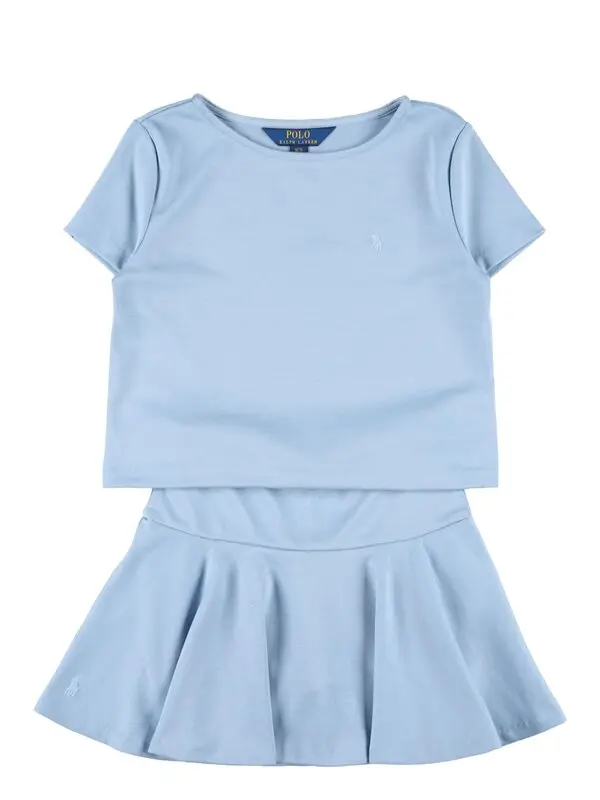 Polo Ralph Lauren T-shirt And Skirt Set - Blue