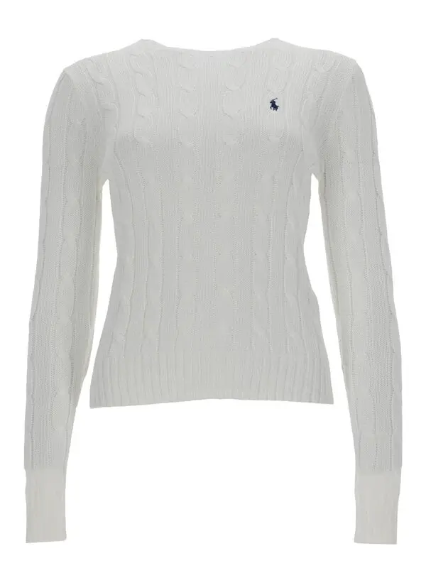 Polo Ralph Lauren Cable Knit Pullover - White