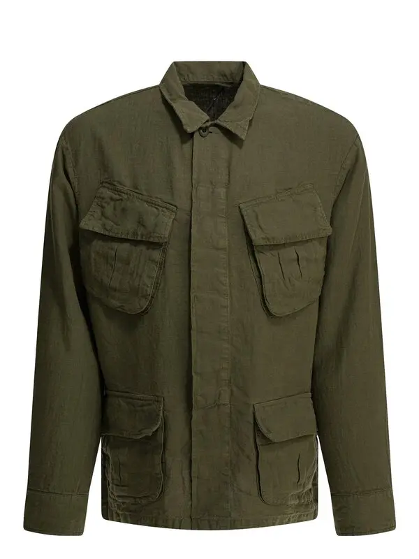 Polo Ralph Lauren Linen Overshirt Jacket - Green