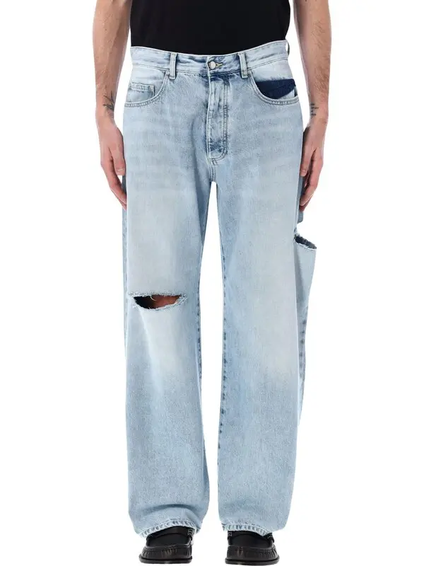 ICON DENIM LOS ANGELES Scott Wide Leg Jeans - Blue