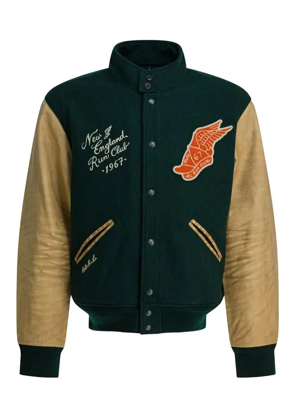 Polo Ralph Lauren College' Bomber Jacket - Green
