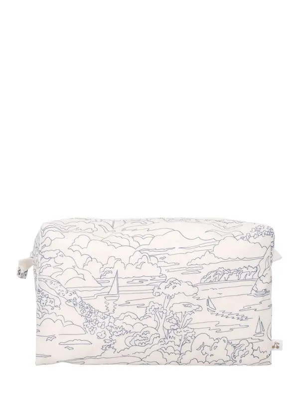 Bonpoint Quilted Pouch - Print Ink