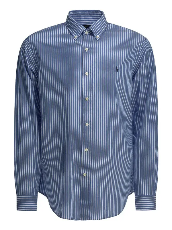 Polo Ralph Lauren Casual Shirt With Logo - Blue