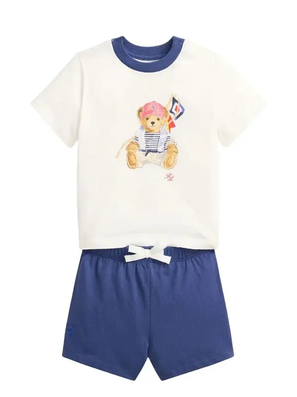 Polo Ralph Lauren T-shirt And Shorts Set - Blue