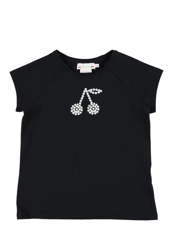 Bonpoint Asmae T-shirt - Faux Noir
