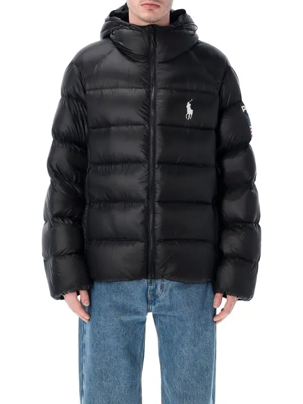 Polo Ralph Lauren Hawthorne Flag Down Jacket - Black