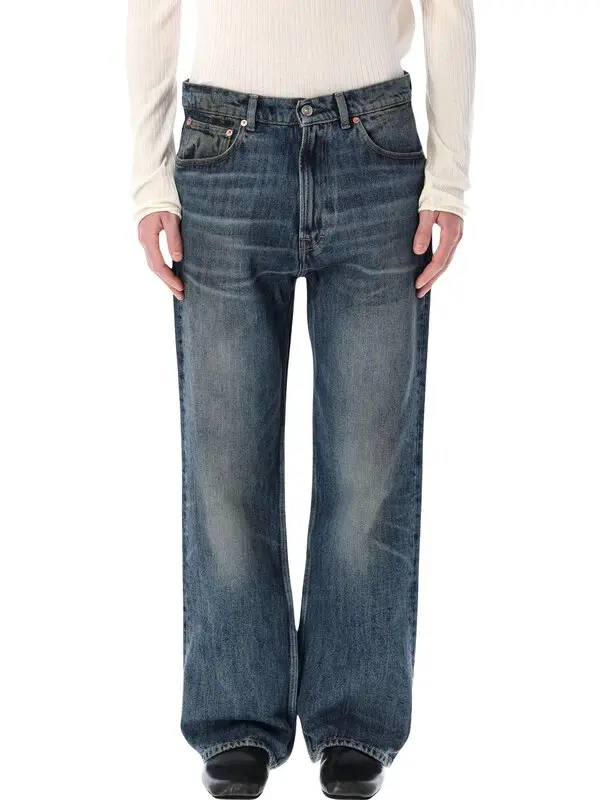 Our Legacy Third Cut Jeans In Rocker Storm Wash - Blue