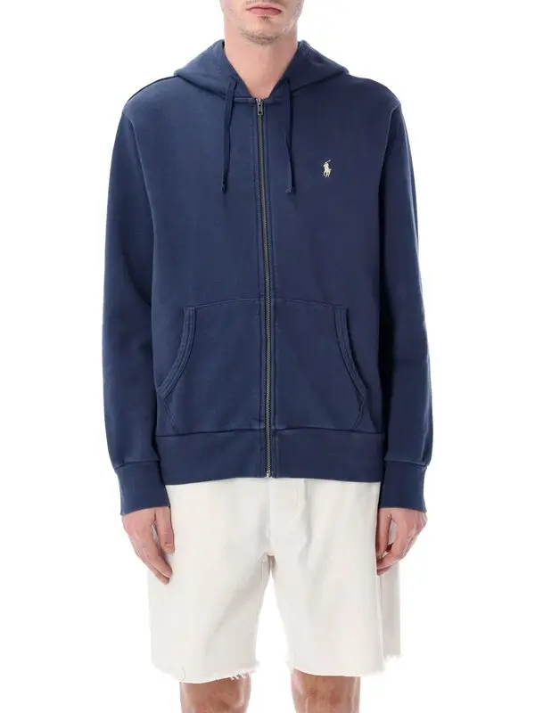 Polo Ralph Lauren Fleece Full-zip Hoodie - Blue