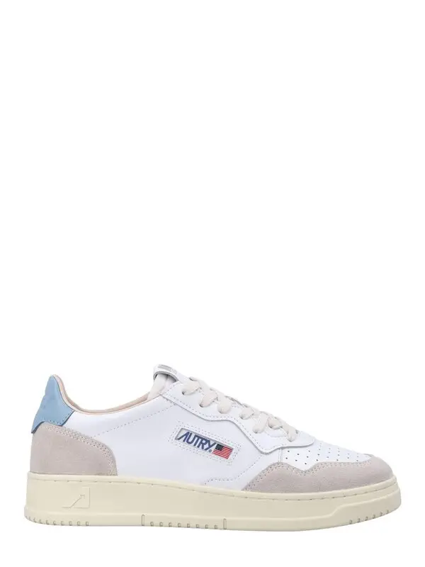 AUTRY Medalist Low Sneakers - White Forget Me Not