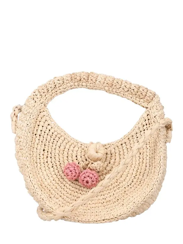 Bonpoint Loulou Raffia Bag - Naturel