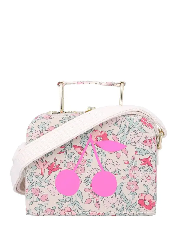 Bonpoint Jadore Mini Suitcase Bag - Fl Framboise