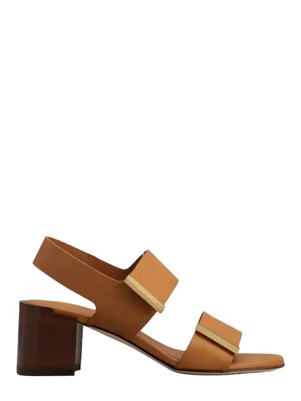 TOD'S Leather Sandals - Leather Brown