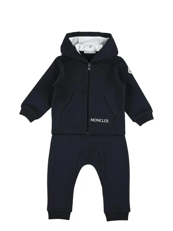 Moncler Fleece Jogging Set - Blue