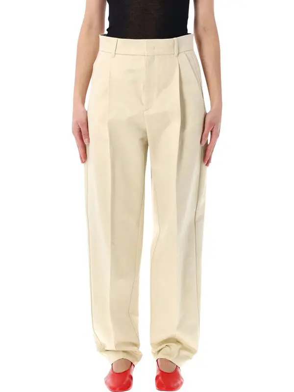 Soeur Graham Cotton Trousers - Creme