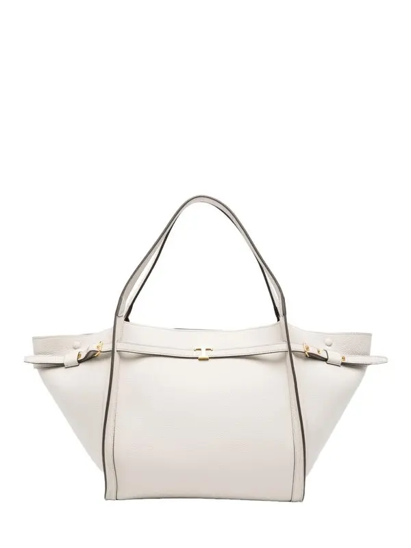 TOD'S Medium Leather Tote - White