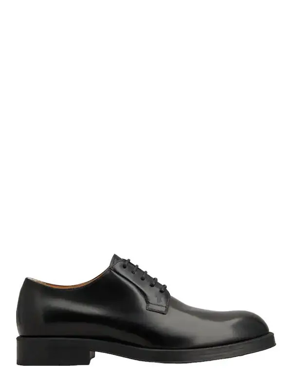 TOD'S Leather Lace-up Shoe - Black