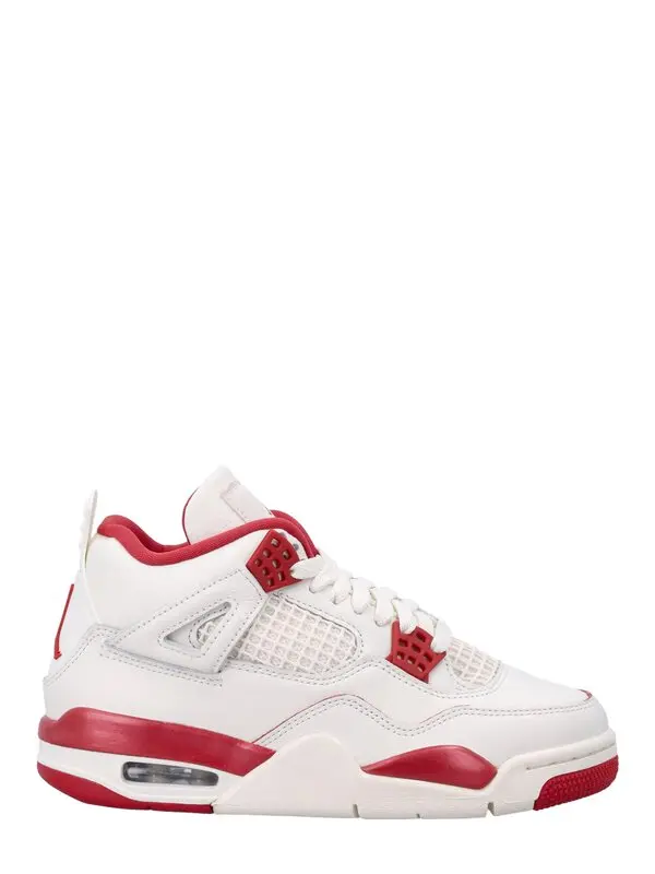 JORDAN 4 Retro Sneakers - Pale Ivory/chile Red