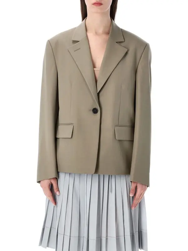 LOW CLASSIC Tailored Jacket - Khaki Beige