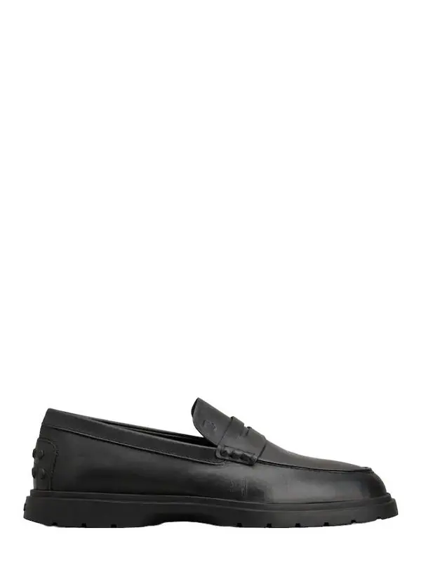 TOD'S Leather Loafers - Black