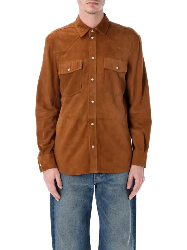 SWORD 6644 Texan Suede Shirt - Brandy