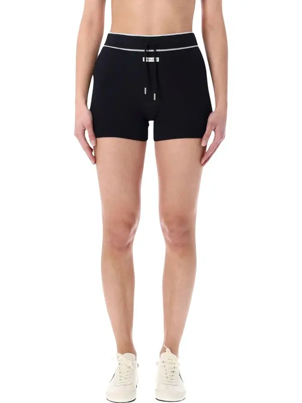 MARINE SERRE Mini Shorts - Black